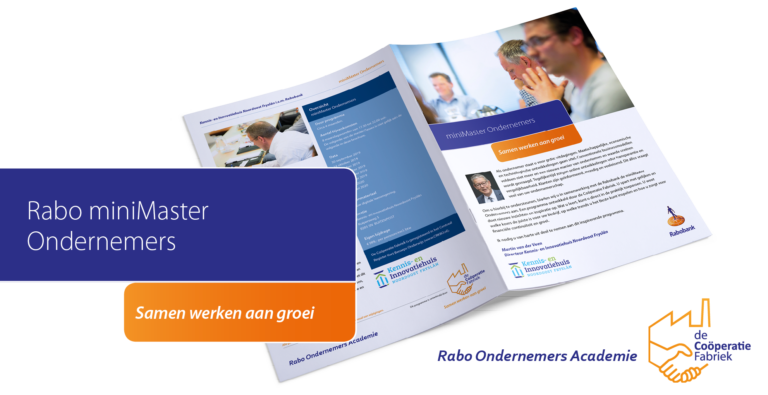 Samenwerken is samen sterker - de Coöperatie Fabriek